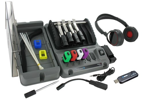 Electronic stethoscope: complete set