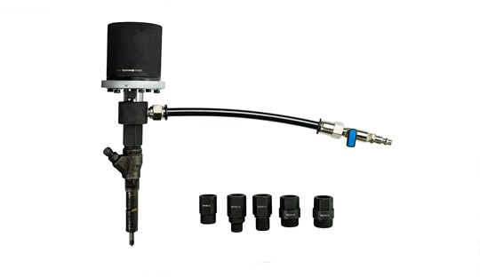 Low Profile Pneumatic Diesel injector puller with handle